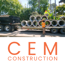 CEM Construction • Specializing in Wet Utility Projects.